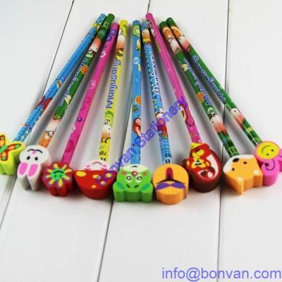 China gift animal cartoon eraser,cartoon pencil topper eraser,kids cartoon eraser for sale