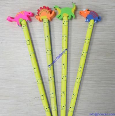China extruded multicolor eraser,dinosaur eraser,kids animal eraser for sale