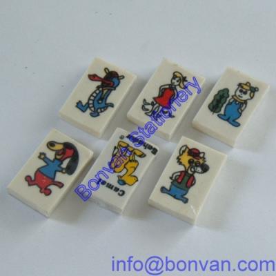 China logo rubber eraser, printed rubber,gift rubber eraser from china factory for sale