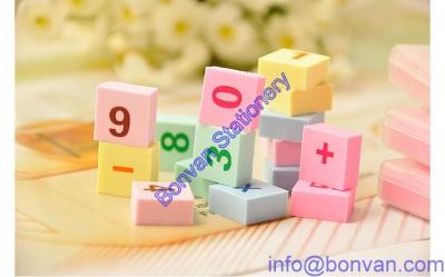 China number eraser,printed gift eraser,kids number eraser, free gift eraser from china for sale