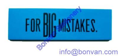 China big size office eraser,TPR blue colro office eraser ,for big mistake eraser for sale