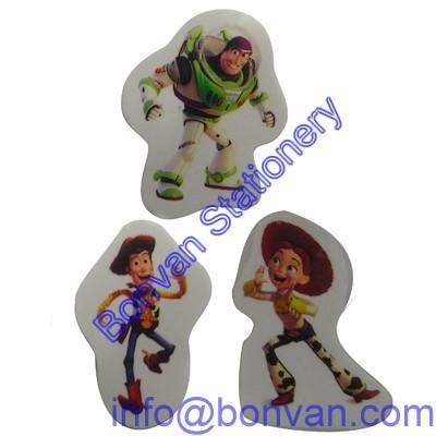 China cartoon figure eraser,promotional figure eraser,figure printed eraser for sale