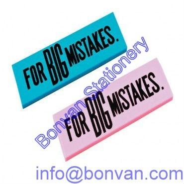 China die cut eraser, plain die-cut eraser,printed eraser from china supplier for sale