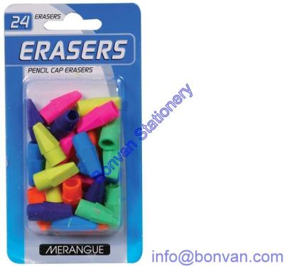 China bullet eraser,blullet shape eraser,pencil bullet eraser in paper card packing for sale