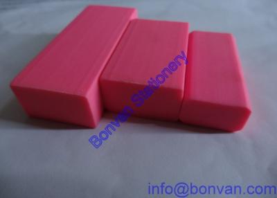 China extruded plain eraser,extruded custom rubber eraser,extruded promotion eraser for sale