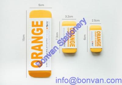 China promotional yellow color eraser,yellow eraser, advertising eraser for sale