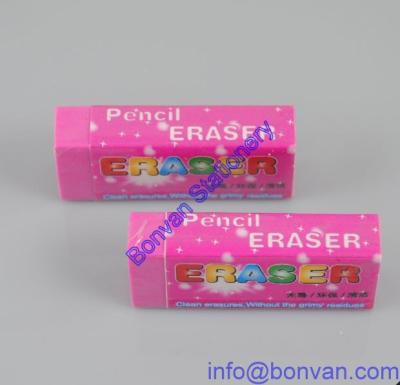 China eraser for pencil, eraser for HB pencil, student pencil eraser for sale