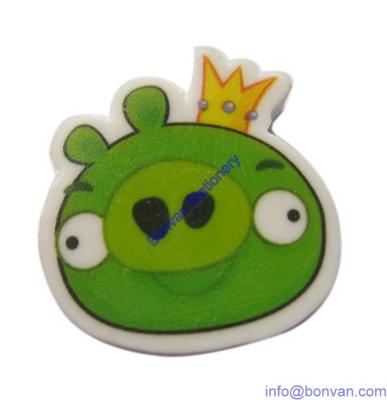 China pig shape eraser,pig design eraser, pig eraser for children gift promotion for sale