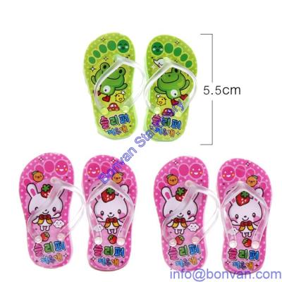 China slippers eraser,fancy slippers eraser,slipper eraser,novel design eraser for sale