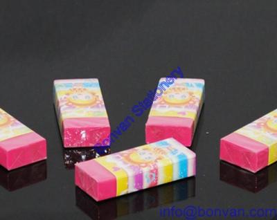China pink children school eraser,kids school eraser,personalized school eraser for sale