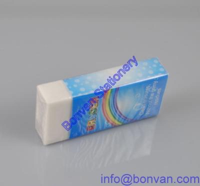 China PVC school eraser,PVC rubber eraser, advertising school eraser for sale