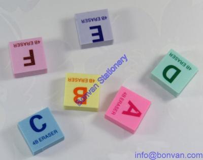 China promotional printed gift eraser,rubber eraser for promotional use for sale