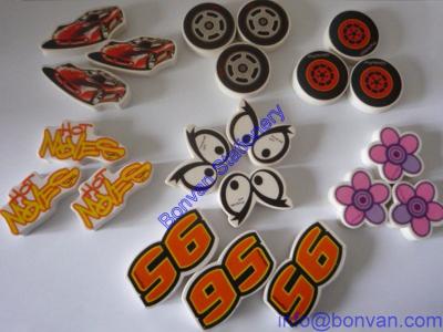 China children printed rubber eraser, kids printed eraser for advertising use for sale