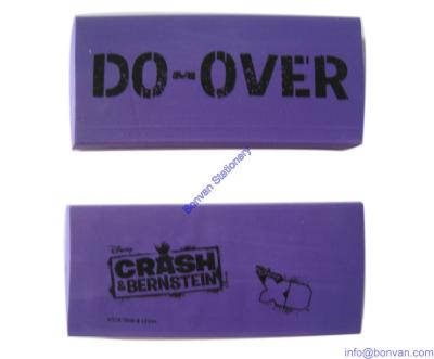 China advertising printed eraser, advertising rubber eraser,non toxic for sale