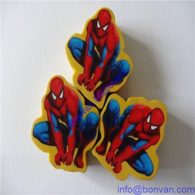 China low price child cartoon eraser,cheap printed rubber, printed rubber eraser for sale