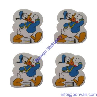 China customized printed gift eraser, printed rubber eraser with full color printing for sale