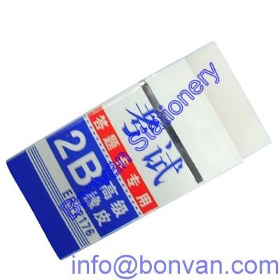 China dust free eraser,2b quality eraser, exam eraser, pass en71,LHAMA test for sale