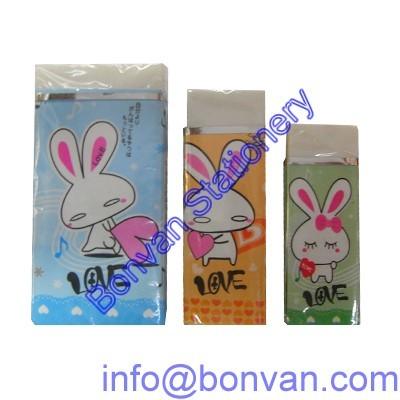 China die cut eraser,school die cut eraser, student die cut eraser for sale