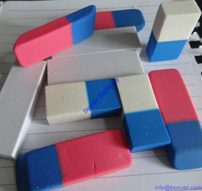 China school use ink eraser,two color ink eraser ,office ink eraser for sale