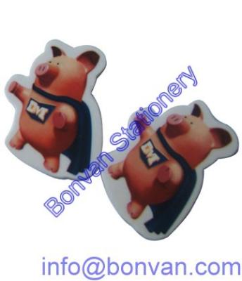 China advertising printed cartoon eraser,gift promotional cartoon eraser from china factory for sale