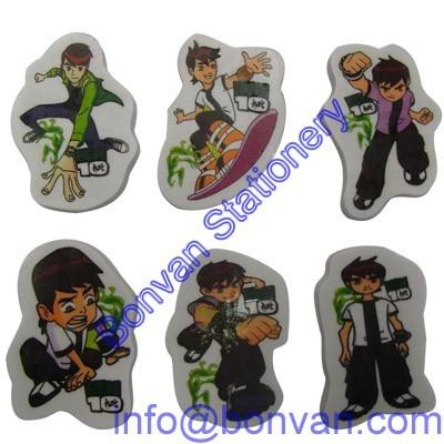 China professional cartoon eraser, good printing eraser,customized cartoon rubber for sale