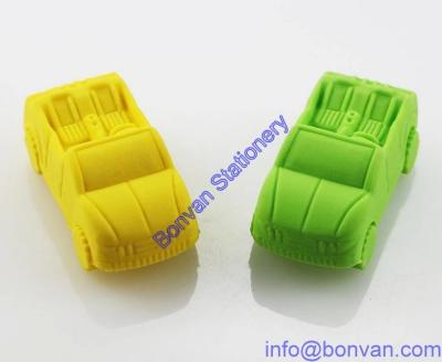China advertising 3D car eraser, promotional children car eraser,3D car eraser for sale