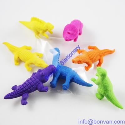 China 3D dinosaur eraser, dinosaur eraser for kids,3D animal eraser for sale