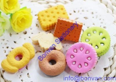 China bread eraser, 3D food eraser,bread rubber eraser from china supplier for sale