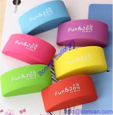 China fancy design gift logo printed eraser,3d branded rubber eraser for sale