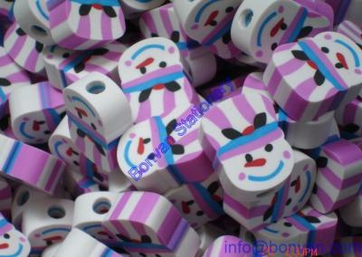 China kids gift extruded rubber eraser, promotional extrude eraser for sale