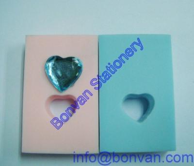 China crystal stone inside gift eraser, stone mount gift eraser for promotional use for sale
