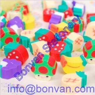 China injected fruit eraser,injected promotional gift eraser from china factory for sale