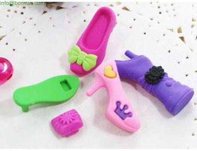 China wholesale new products jumbo size pencil eraser,kids eraser,Shoe shape eraser, shoe eraser for sale