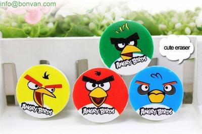 China pencil top rubber hand eraser with smiling face,gift promotional eraser for sale