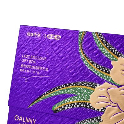 Cina Scatola per imballaggi cosmetici personalizzati per la cura della pelle Scatola regalo in carta rigida con coperchi magnetici in vendita
