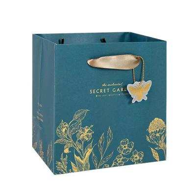 Cina Bottega di gioielleria su misura Borse regalo in carta Bianco Nero Marrone Verde Con manici in vendita
