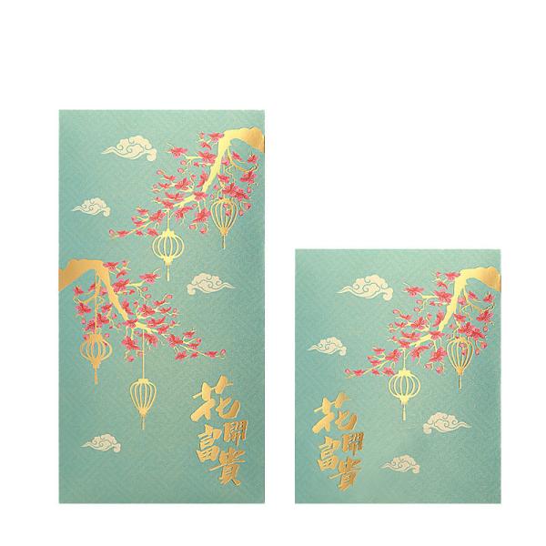 Quality Custom Chinese Lucky Money Envelopes Hot Stamping Lunar New Year Red Envelope for sale