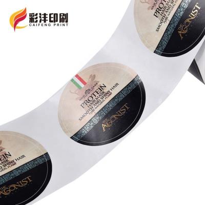 Cina Etichetta adesiva per bottiglia di vinile cosmetico Logo personalizzato CMYK Etichetta adesiva mate in vendita