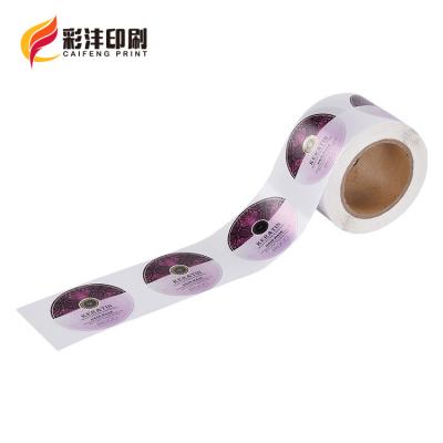 Cina Etichetta adesiva per bottiglia di vinile cosmetico Logo personalizzato CMYK Etichetta adesiva mate in vendita