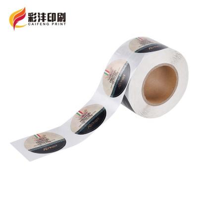 Cina Etichetta adesiva per bottiglia di vinile cosmetico Logo personalizzato CMYK Etichetta adesiva mate in vendita