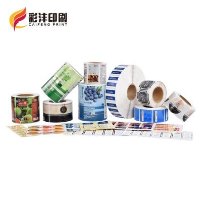 Cina Etichetta adesiva per bottiglia di vinile cosmetico Logo personalizzato CMYK Etichetta adesiva mate in vendita