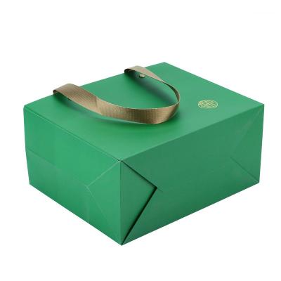 Cina Grandi borse regalo di carta di arte ingrossate borsa da shopping quadrata con maniglia in vendita