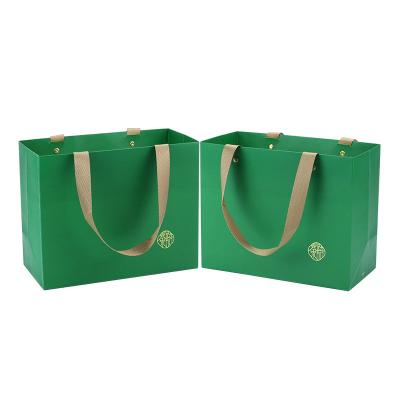 Cina Grandi borse regalo di carta di arte ingrossate borsa da shopping quadrata con maniglia in vendita