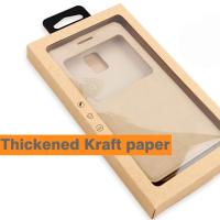 China CMYK Electronics Packaging Box Mobile Phone Case Box Packaging With PVC Insert for sale