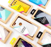 China CMYK Electronics Packaging Box Mobile Phone Case Box Packaging With PVC Insert for sale
