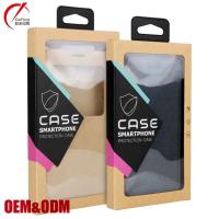 China CMYK Electronics Packaging Box Mobile Phone Case Box Packaging With PVC Insert for sale