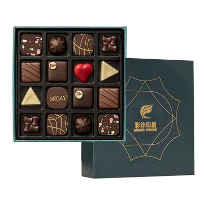 중국 환경 친화적 인 종이 분할 장치와 함께 텅 빈 초콜릿 상자 판매용
