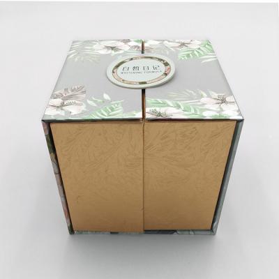 중국 환경 친화적 인 선물을위한 맞춤형 스탬핑 딱딱한 카드보드 종이 화장품 포장 상자 판매용