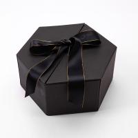 Quality Hexagon Cardboard Magnetic Box Rigid Double Door Gift Box For Beverages for sale