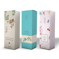 China Matt Lamination Cosmetic Packaging Box Recycled Relief Pattern Lip Gloss Packaging Box for sale